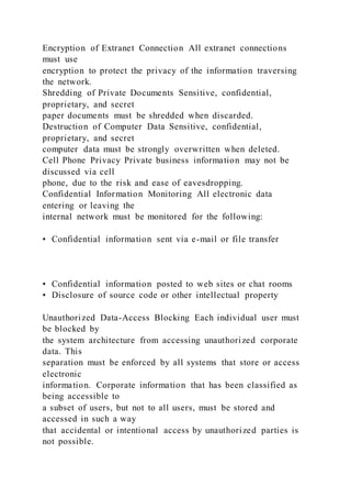 CHAPTER 5 Security Policies, Standards, Procedures, a | DOCX