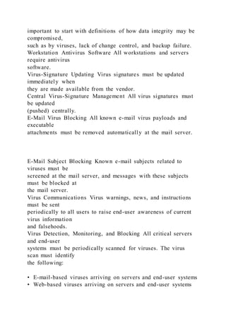 CHAPTER 5 Security Policies, Standards, Procedures, a | DOCX