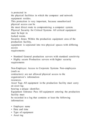 CHAPTER 5 Security Policies, Standards, Procedures, a | DOCX