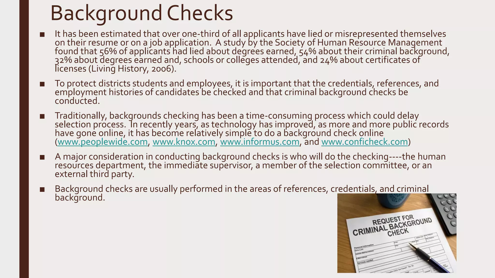 Chapter 5 Selection and Placement | PPTX