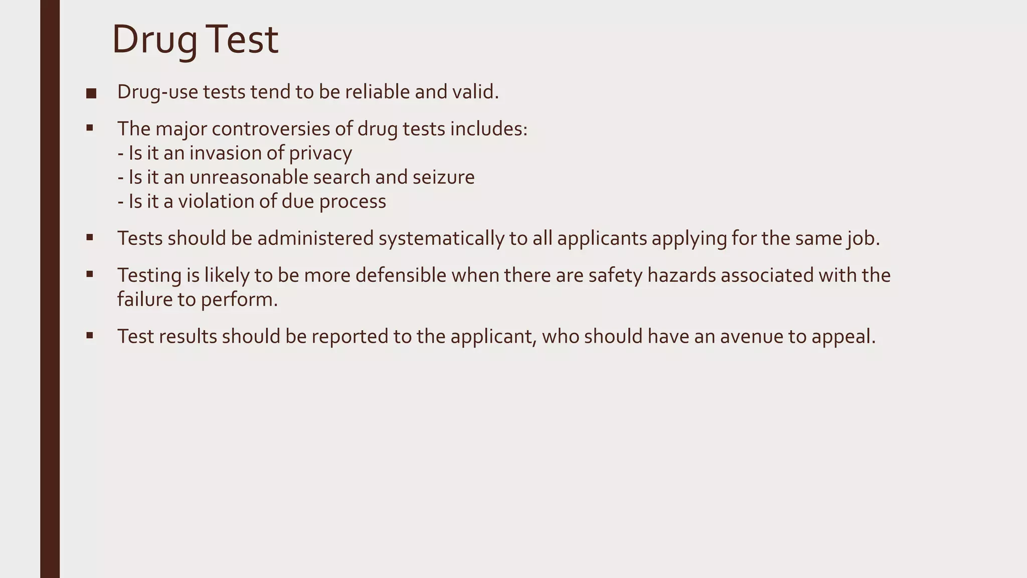 Chapter 5 Selection and Placement | PPTX