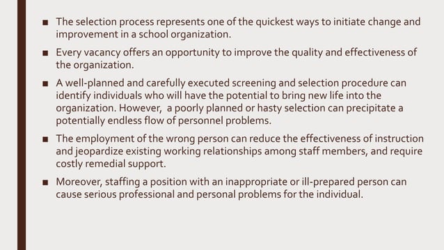 Chapter 5 Selection and Placement | PPTX | Resume Writing and Advice ...