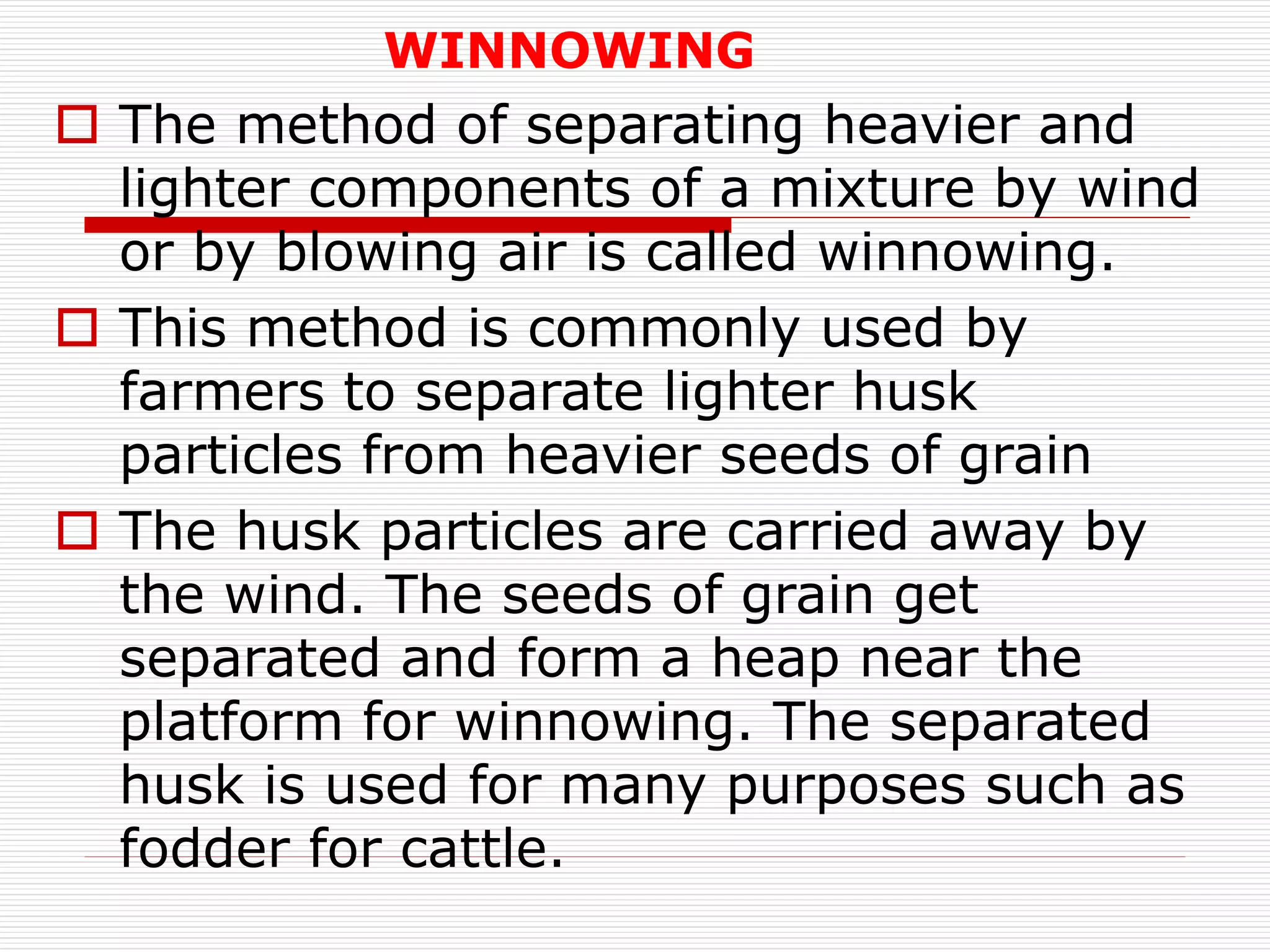 science Chapter 5 separation of substances | PPT