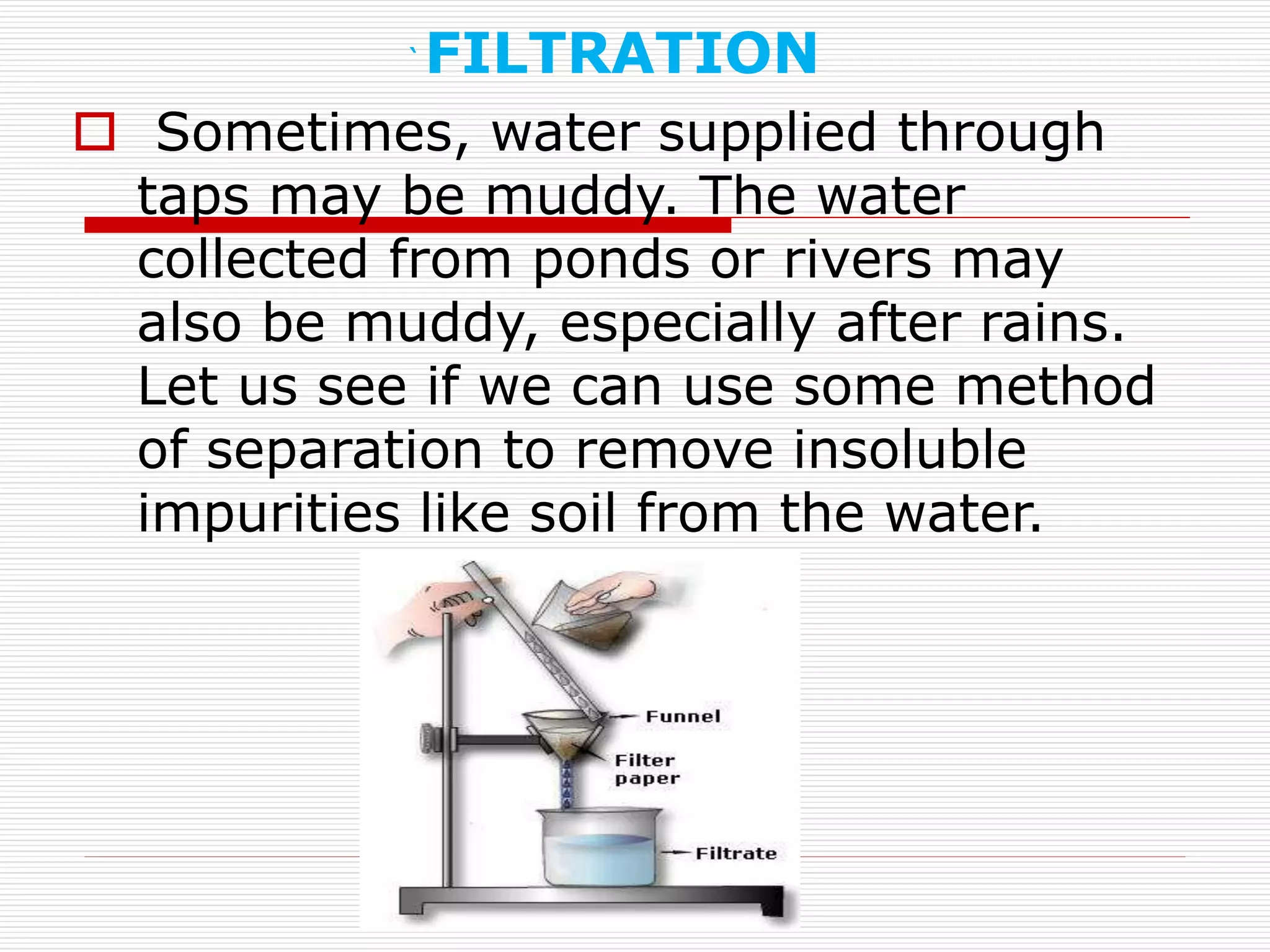 science Chapter 5 separation of substances | PPT