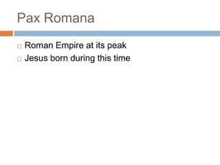 Chapter 5 - Roman Empire | PPT