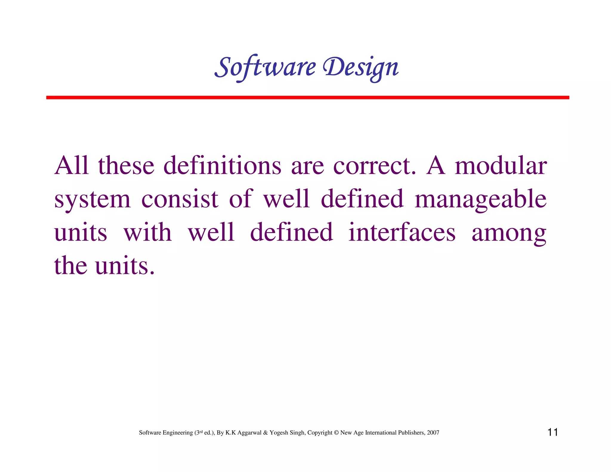 Chapter 5 software design | PDF