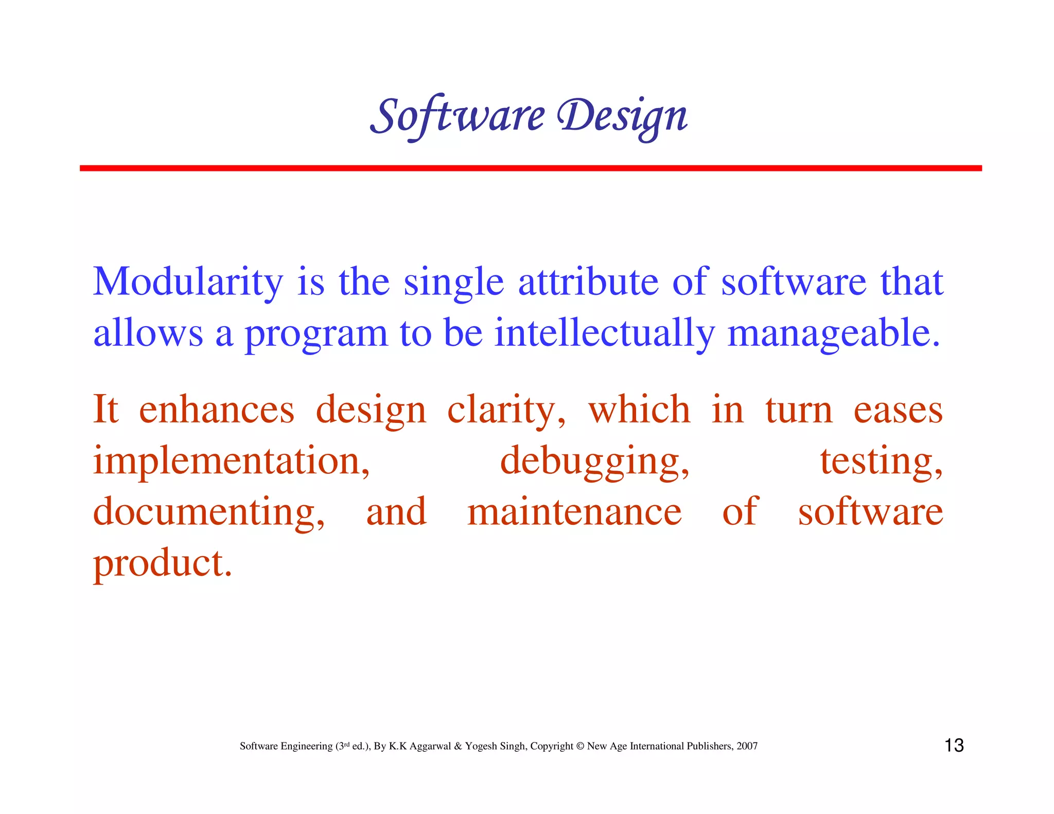 Chapter 5 software design | PDF