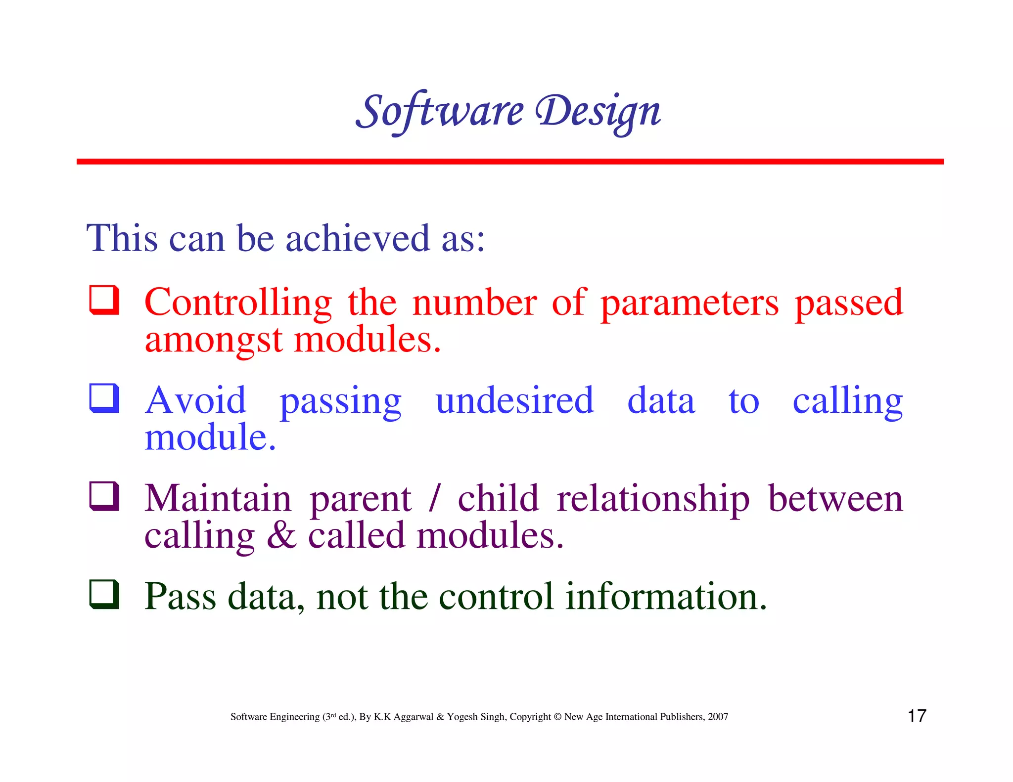 Chapter 5 software design | PDF