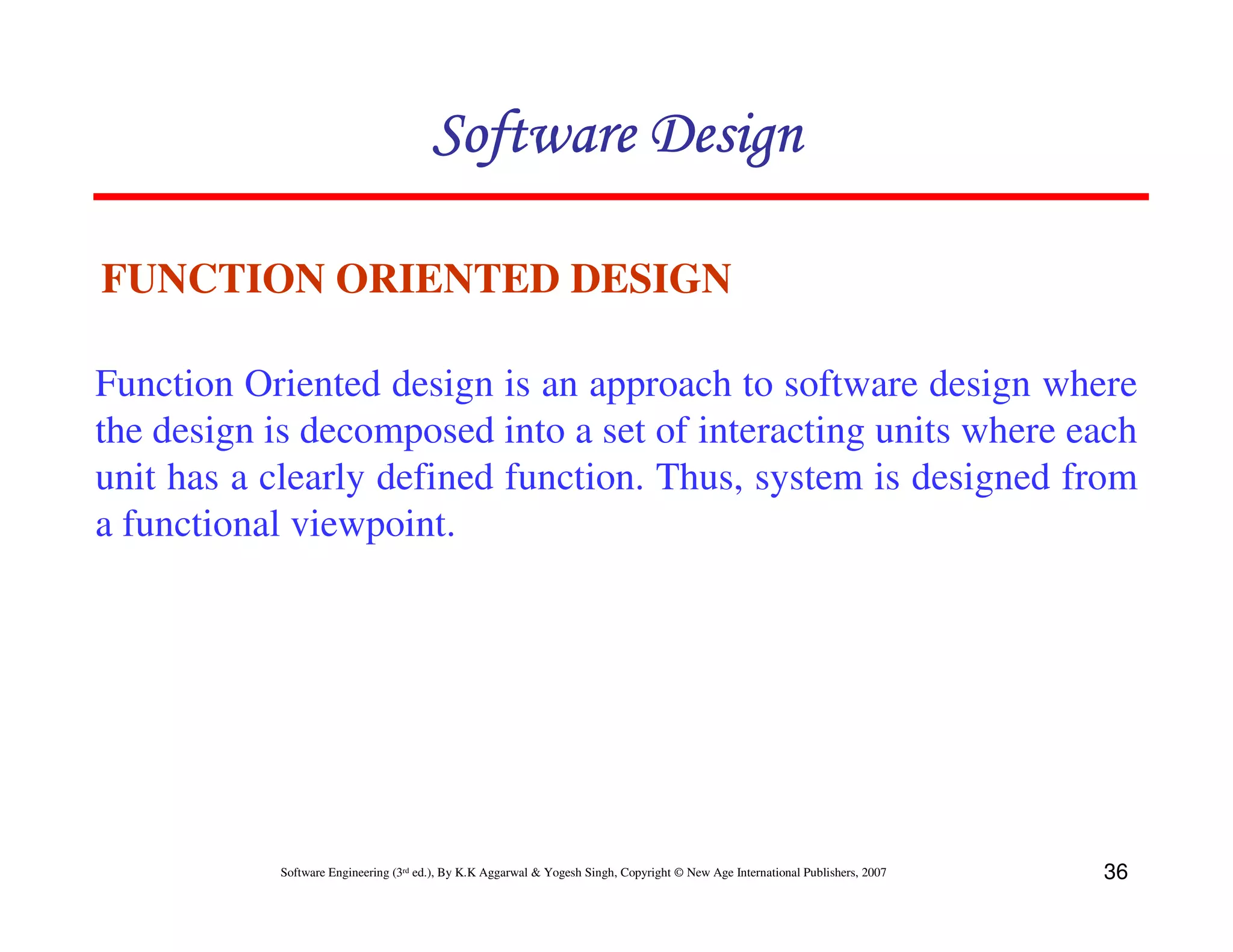 Chapter 5 software design | PDF