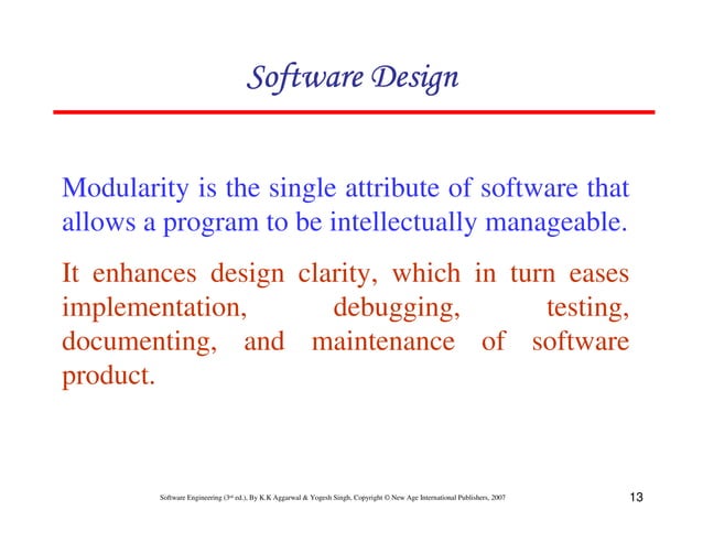 Chapter 5 software design | PDF