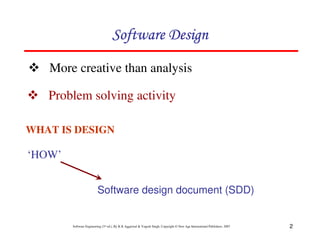 Chapter 5 software design | PDF