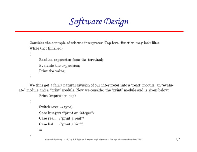Chapter 5 software design | PDF