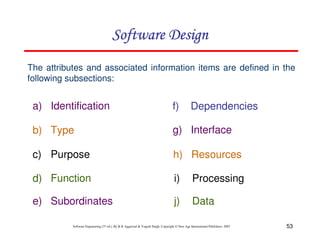 Chapter 5 software design | PDF