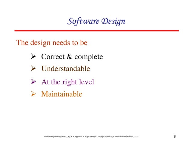 Chapter 5 software design | PDF