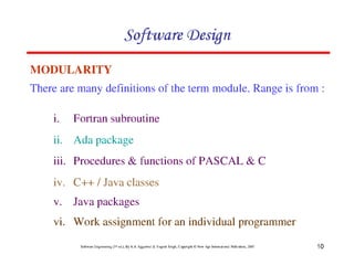 Chapter 5 software_design | PPT