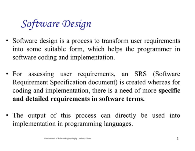 Chapter 5 Software Design of software engineering.pptx