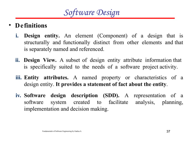 Chapter five software Software Design.pptx