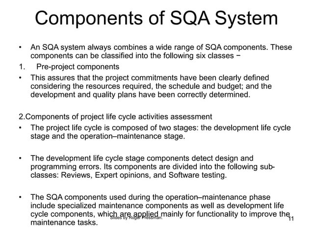 Chapter 5 Software Quality Assurance-Finalised_BW.ppt | Computing | Technology & Computing
