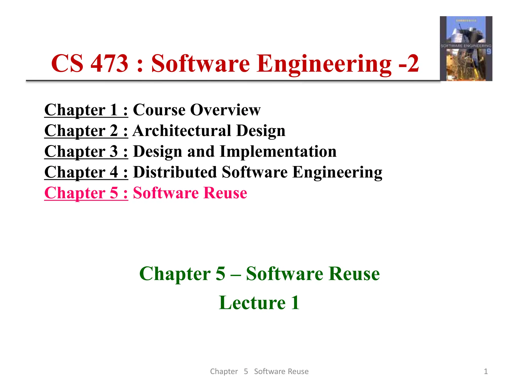 Object Oriented Software Engineering And Software Reuse Ppt