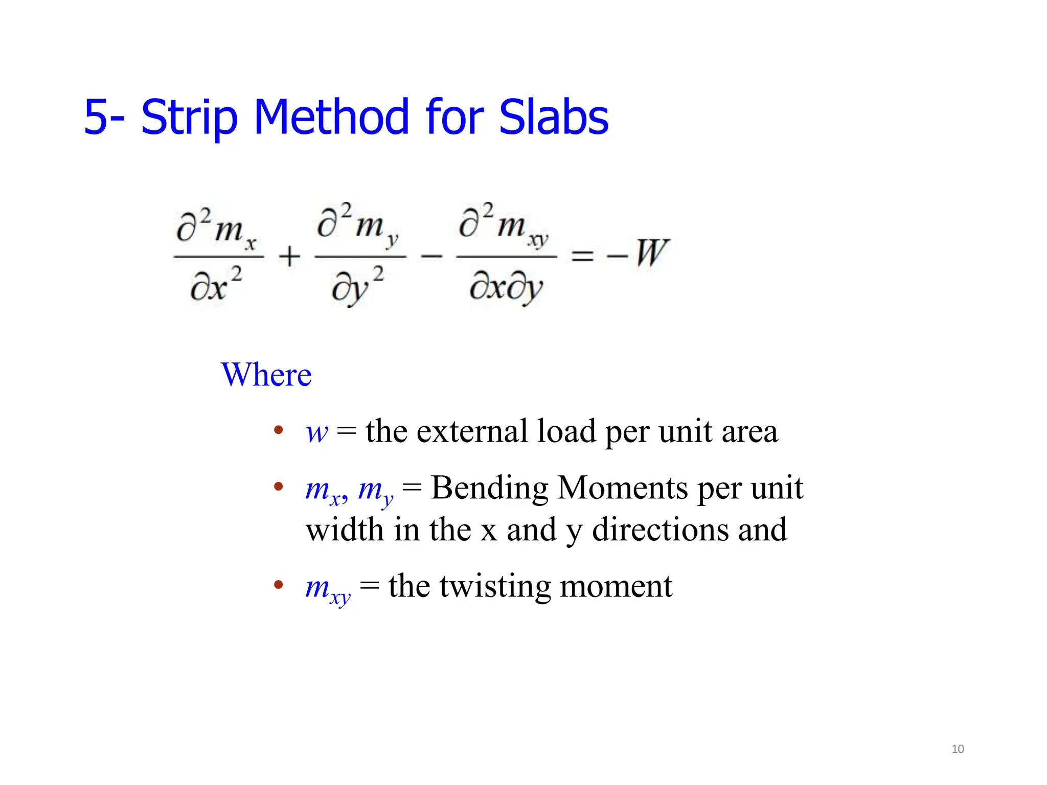 Chapter 5 strip.pptx STRIP METHOD FOR SLAB | PPTX