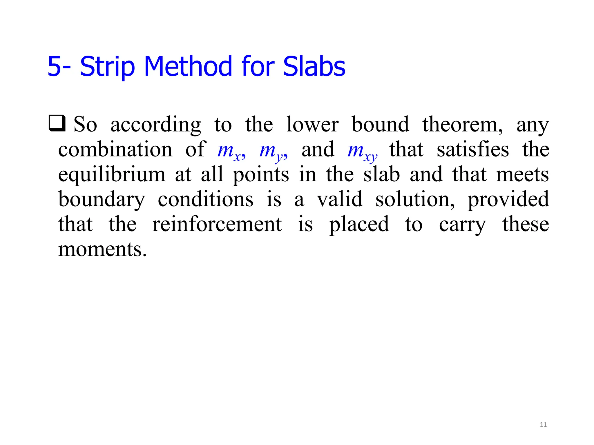 Chapter 5 strip.pptx STRIP METHOD FOR SLAB | PPTX