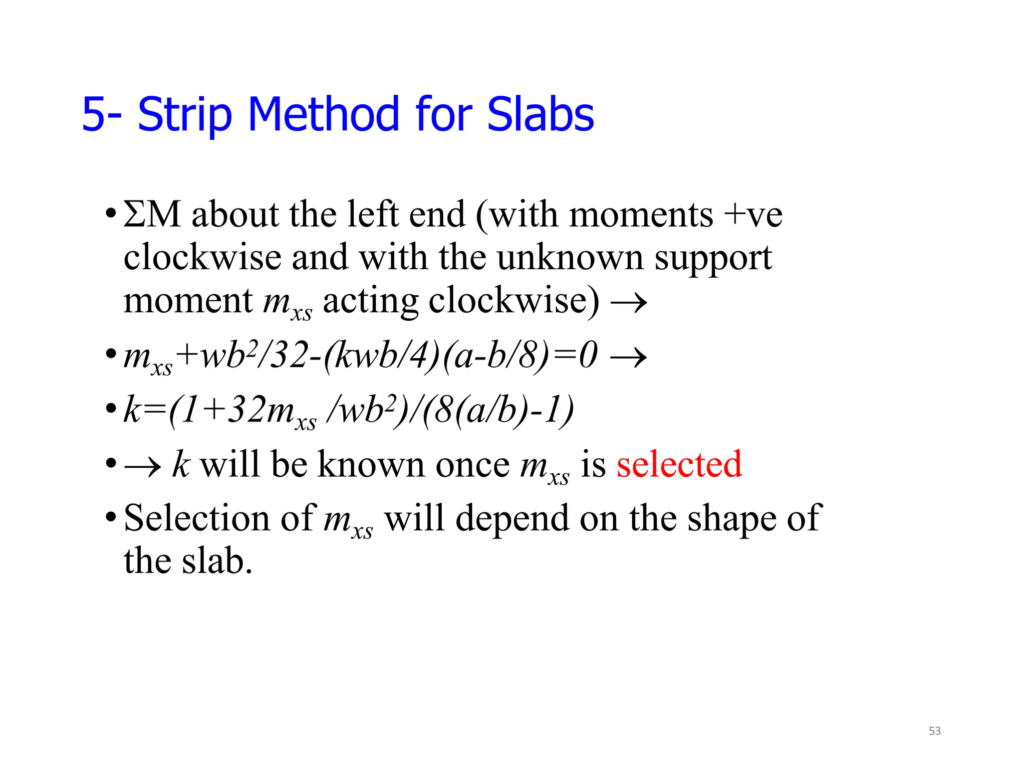 Chapter 5 strip.pptx STRIP METHOD FOR SLAB | PPTX