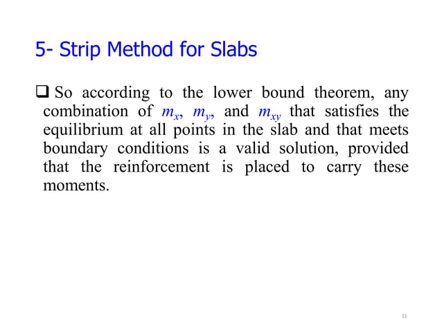 Chapter 5 strip.pptx STRIP METHOD FOR SLAB | PPTX