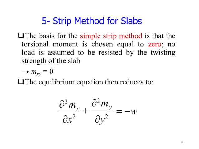 Chapter 5 strip.pptx STRIP METHOD FOR SLAB | PPTX