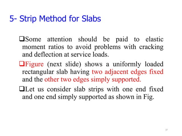 Chapter 5 strip.pptx STRIP METHOD FOR SLAB | PPTX