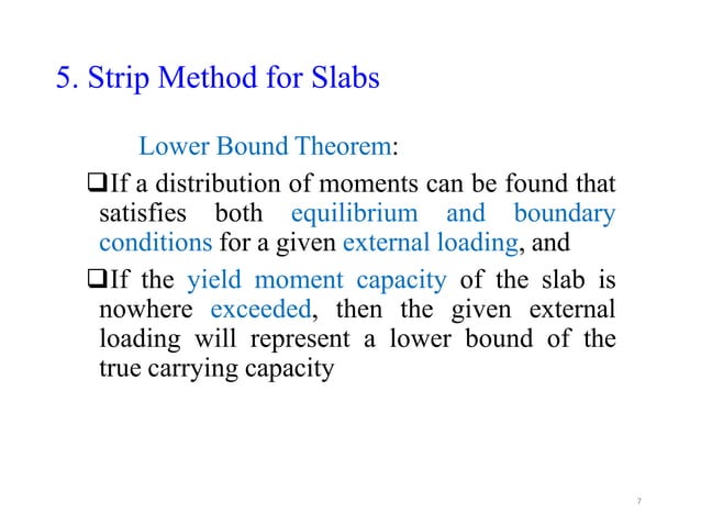 Chapter 5 strip.pptx STRIP METHOD FOR SLAB | PPTX