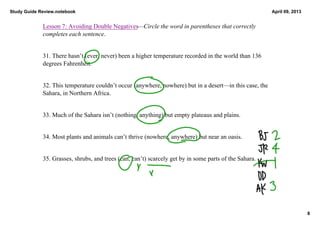 Chapter 5 Study Guide Review | PDF