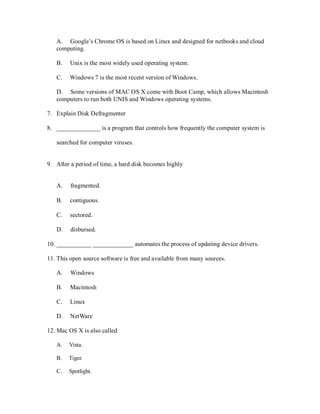 Chapter 5 system software | PDF