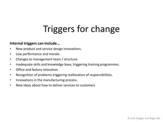 Chapter 5 the drivers for change and transformation | PPTX
