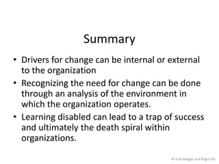 Chapter 5 the drivers for change and transformation | PPTX