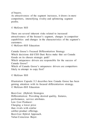 chapter 5 The Five Generic Competitive StrategiesPART 1 Concep | DOCX