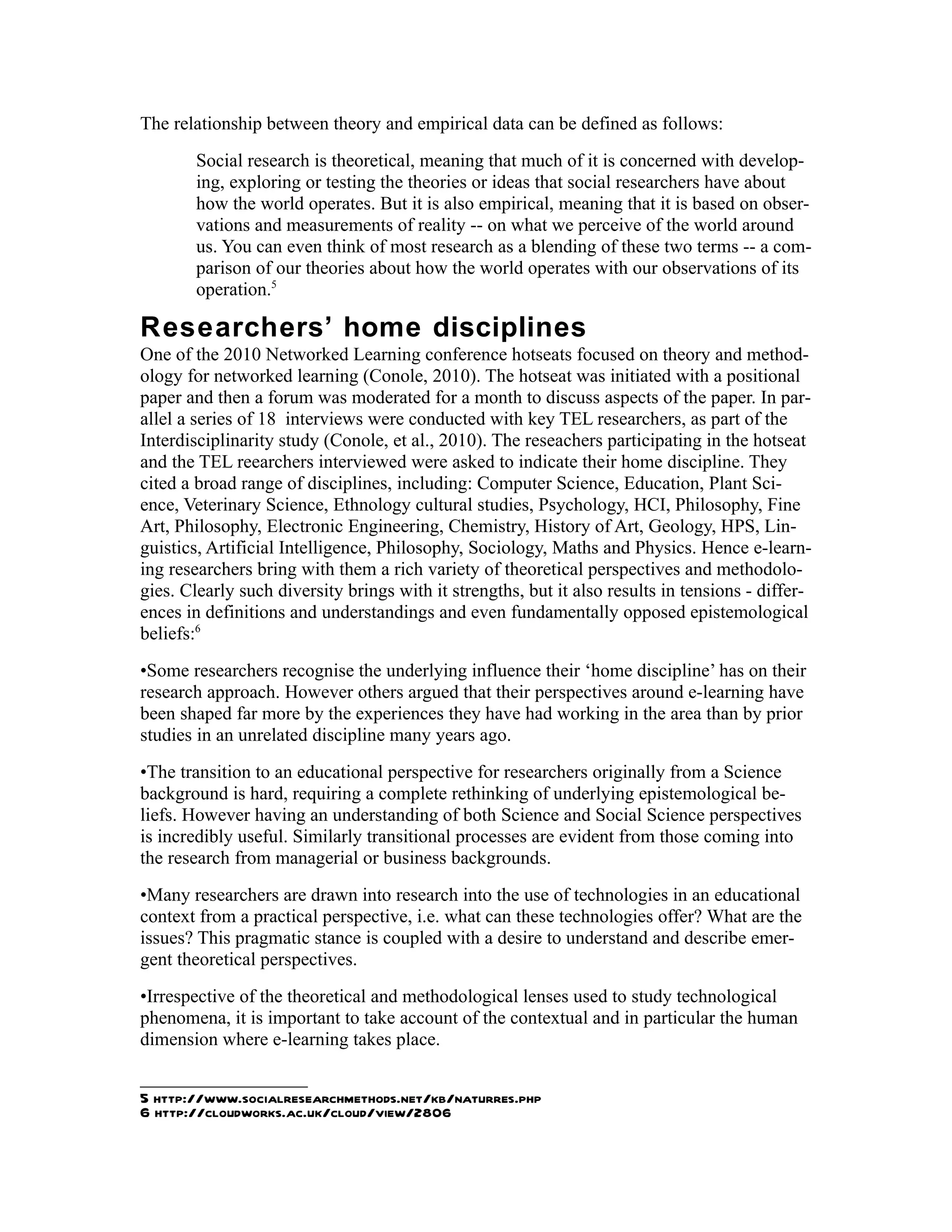 Chapter 5 theory and methodology | DOC