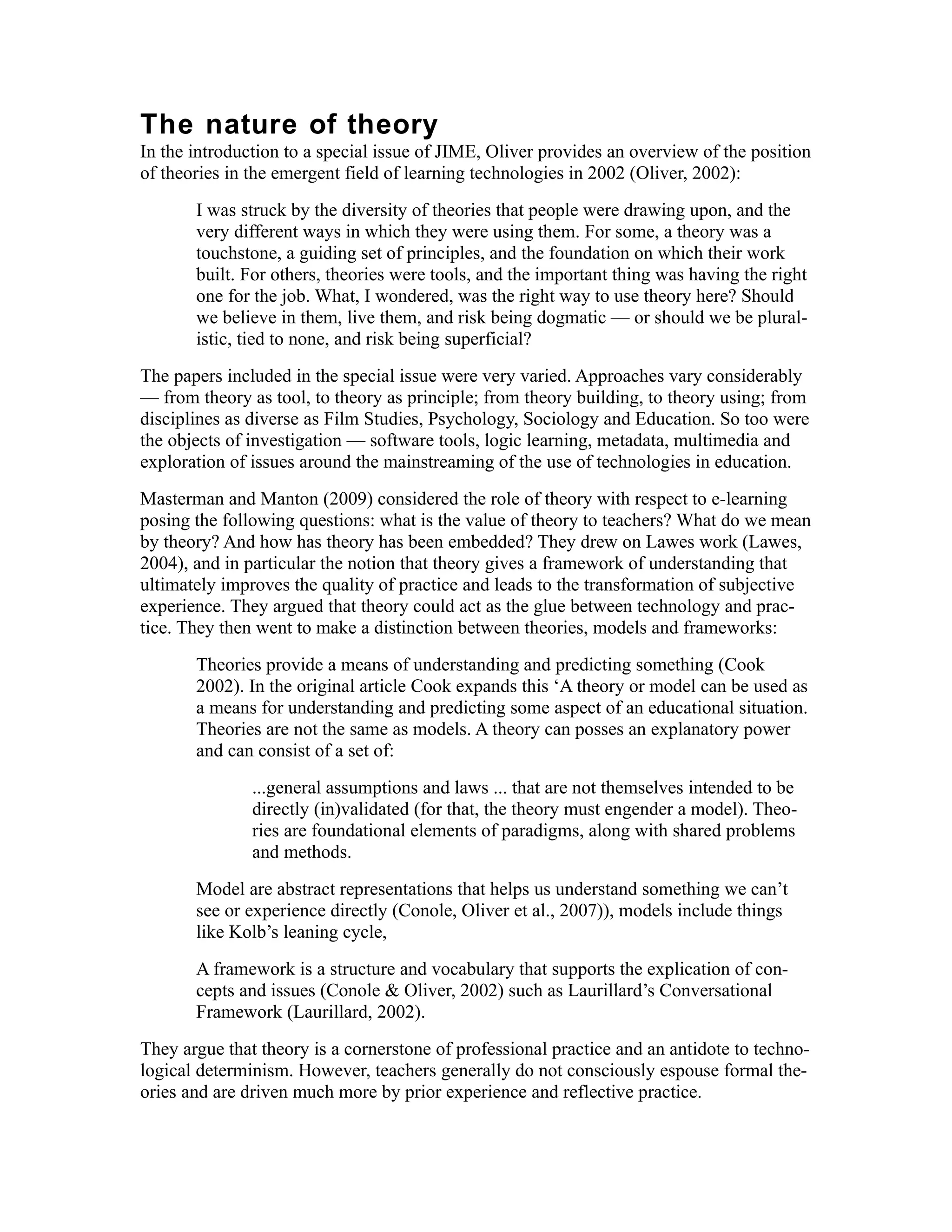 Chapter 5 theory and methodology | DOC