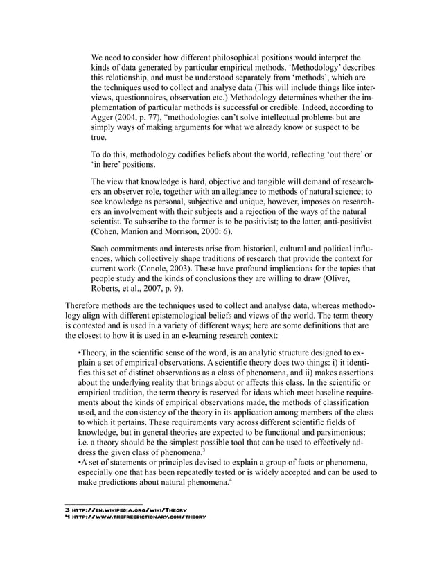 Chapter 5 theory and methodology | PDF