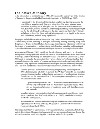 Chapter 5 theory and methodology | DOC