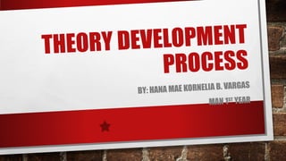 Chapter 5 theory development process | PPT