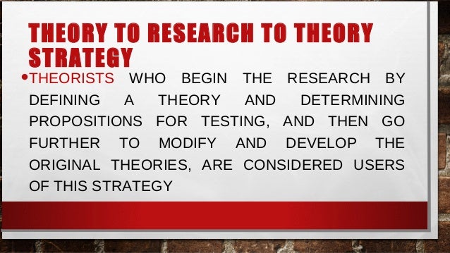 Chapter 5 theory development process