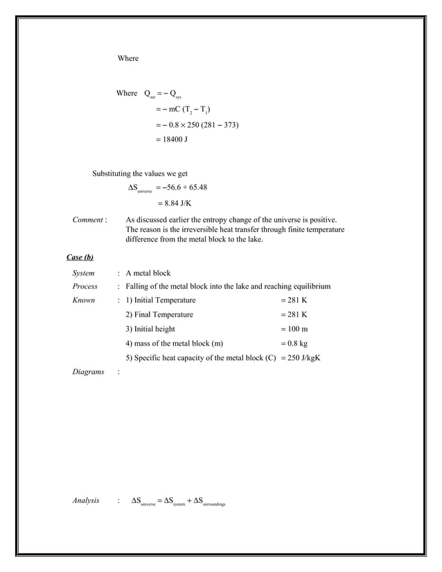 Chapter 5 Thermodynamics 1 Doc