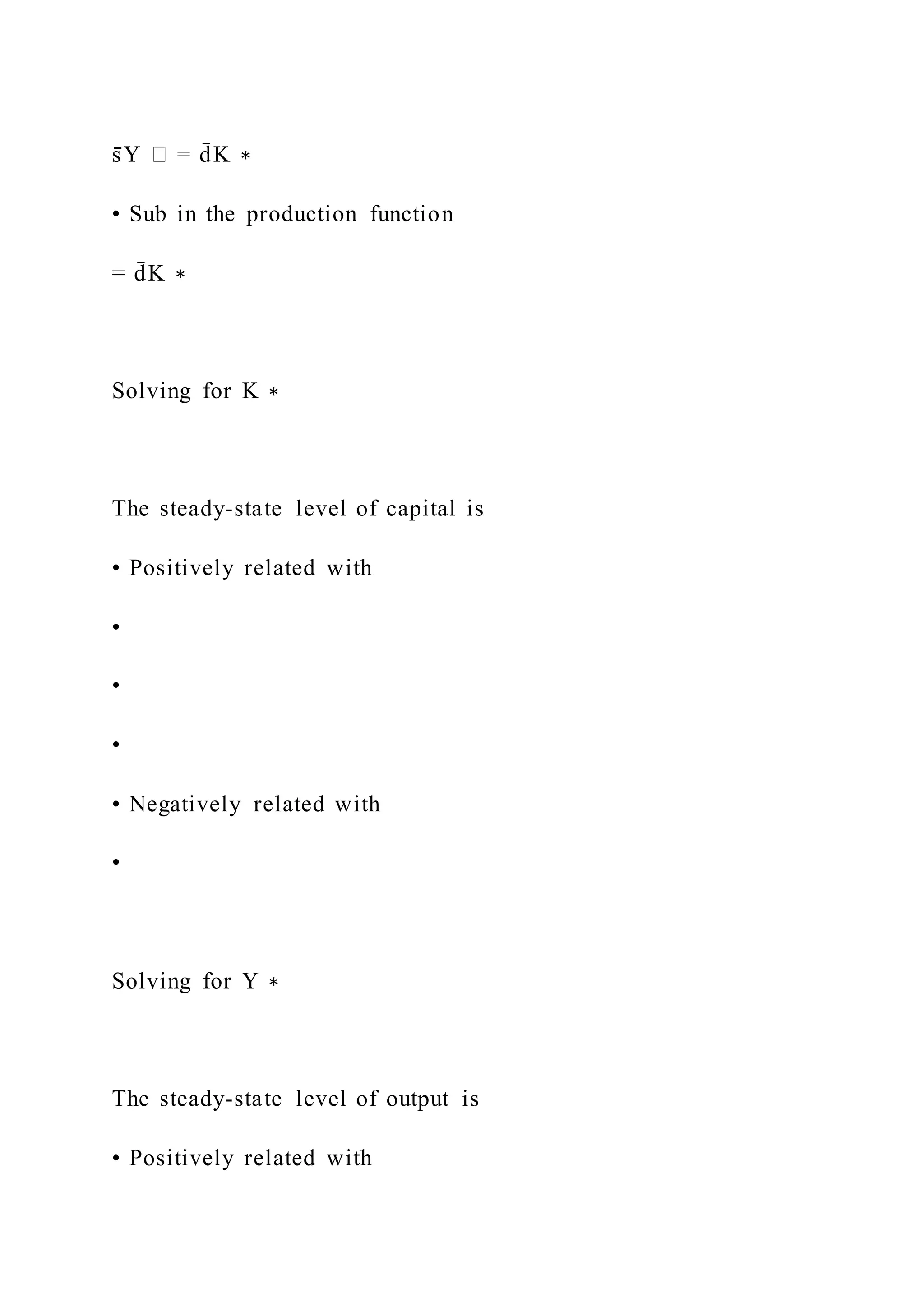 Chapter 5 The Solow Growth ModelHikaru SaijoUniversit | DOCX