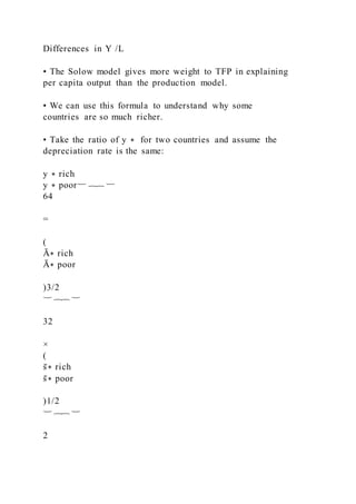 Chapter 5 The Solow Growth ModelHikaru SaijoUniversit | DOCX