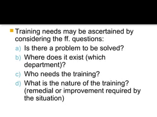Chapter 5 training and development | PPT