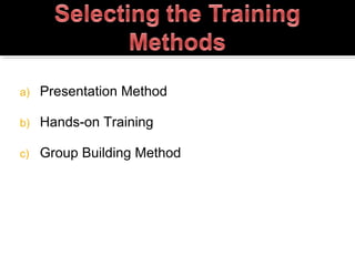 Chapter 5 training and development | PPT