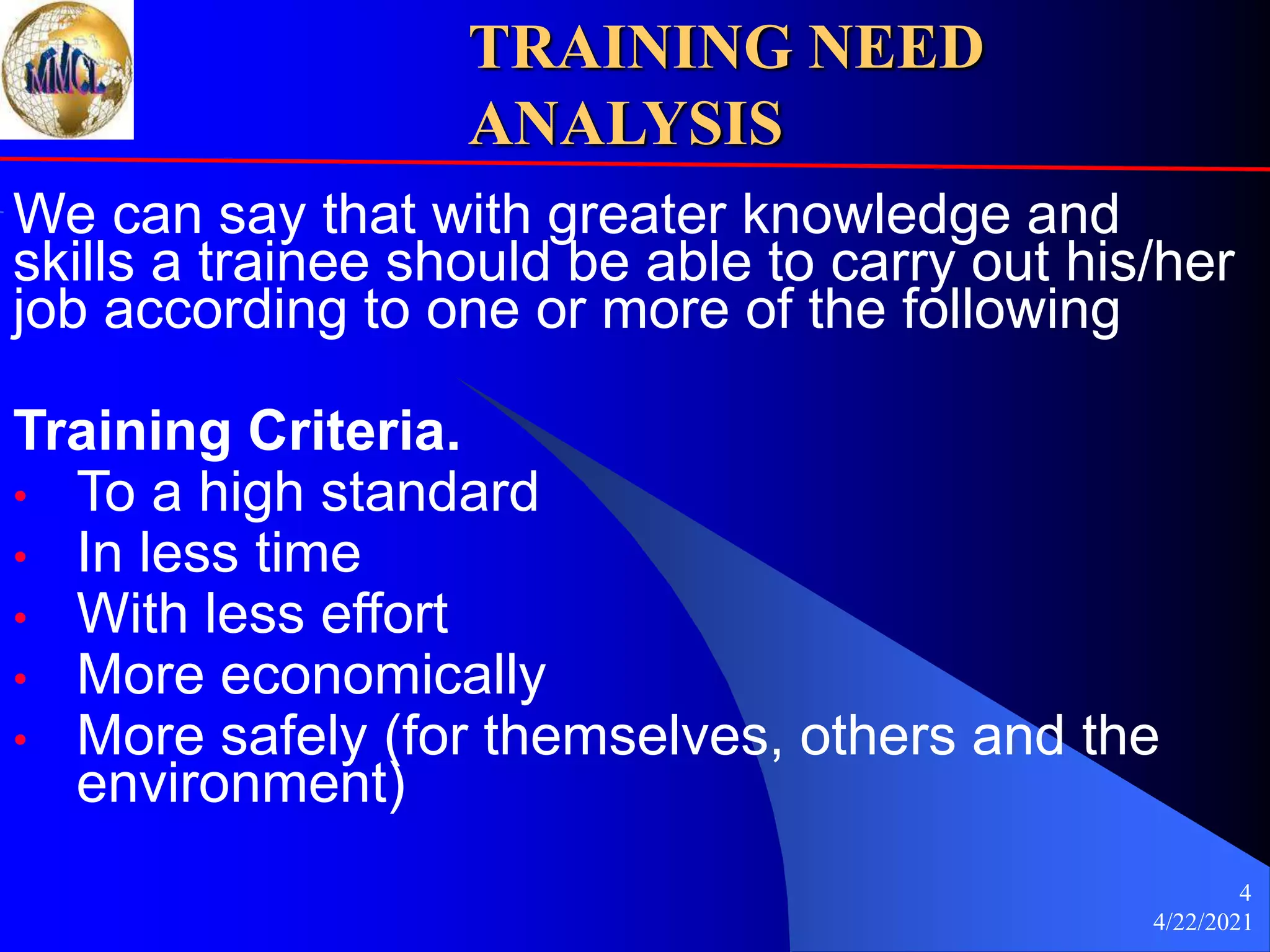 Chapter 5 Training Need Analysis | PPT