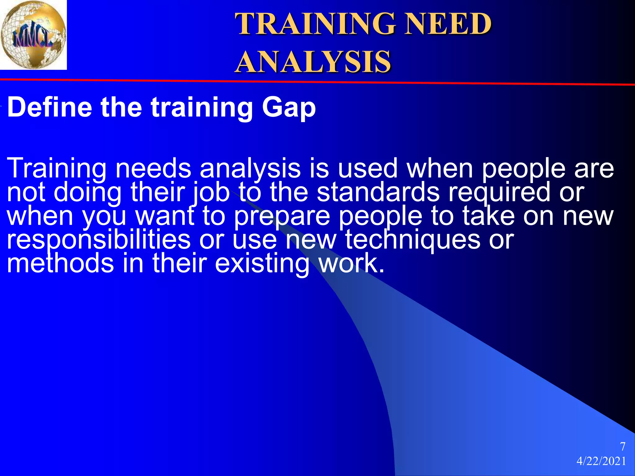 Chapter 5 Training Need Analysis | PPT
