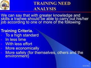 Chapter 5 Training Need Analysis | PPT