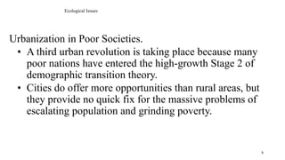 chapter 5; urban studies. Human Geography ppt | PPT | Environment | Science